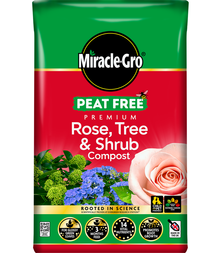 Miracle-Gro Rose, Tree & Shrub - 40L– Perrywood